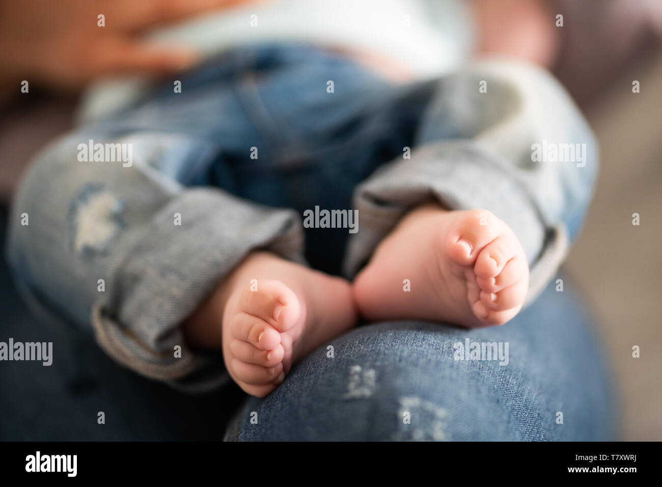 Close up image of baby feet Stock Photo - Alamy