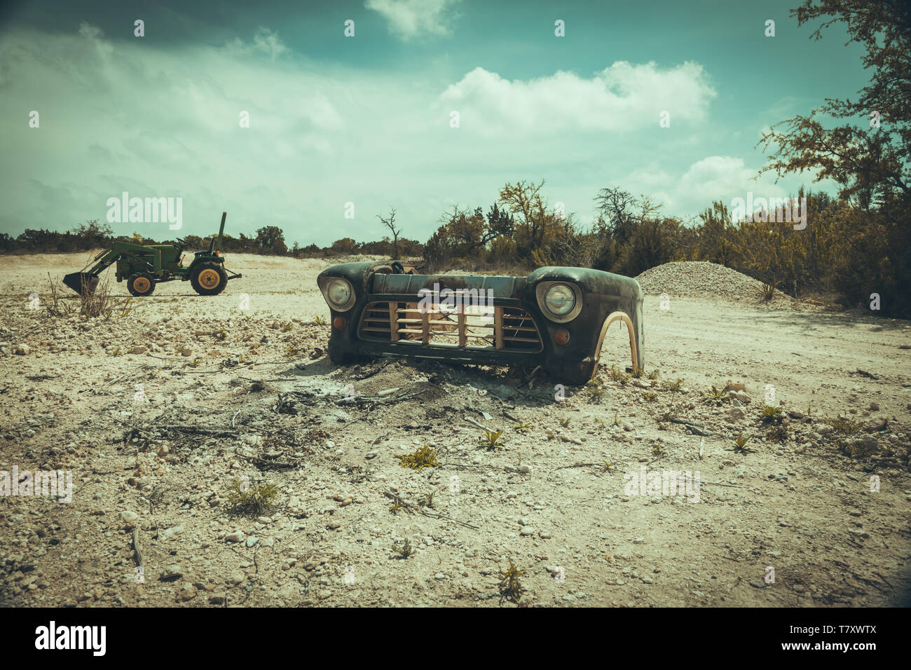 Half car hi-res stock photography and images - Alamy