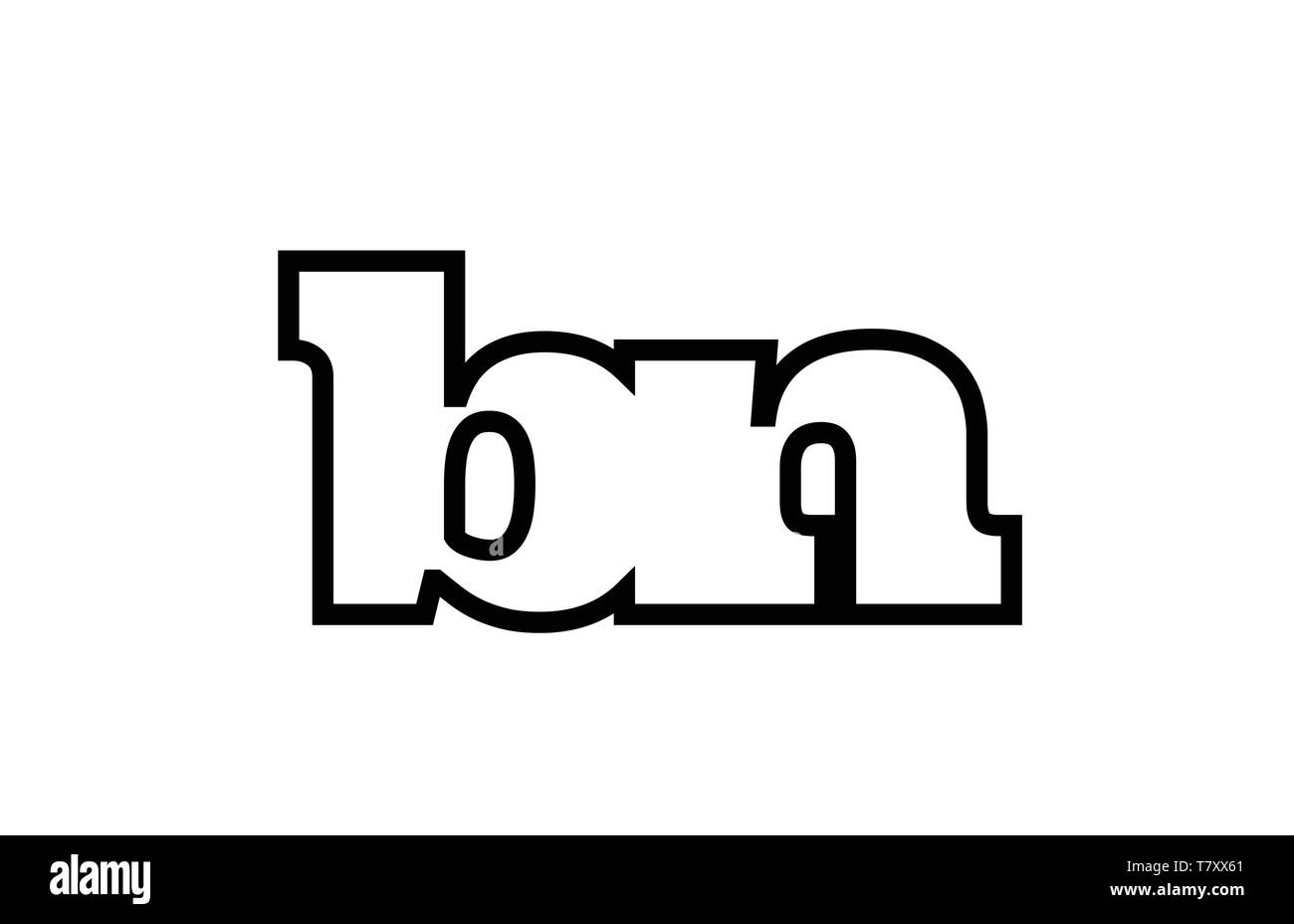Letter n and b Black and White Stock Photos & Images - Alamy