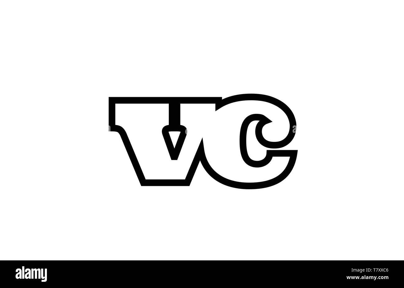 C v logo Black and White Stock Photos & Images - Alamy