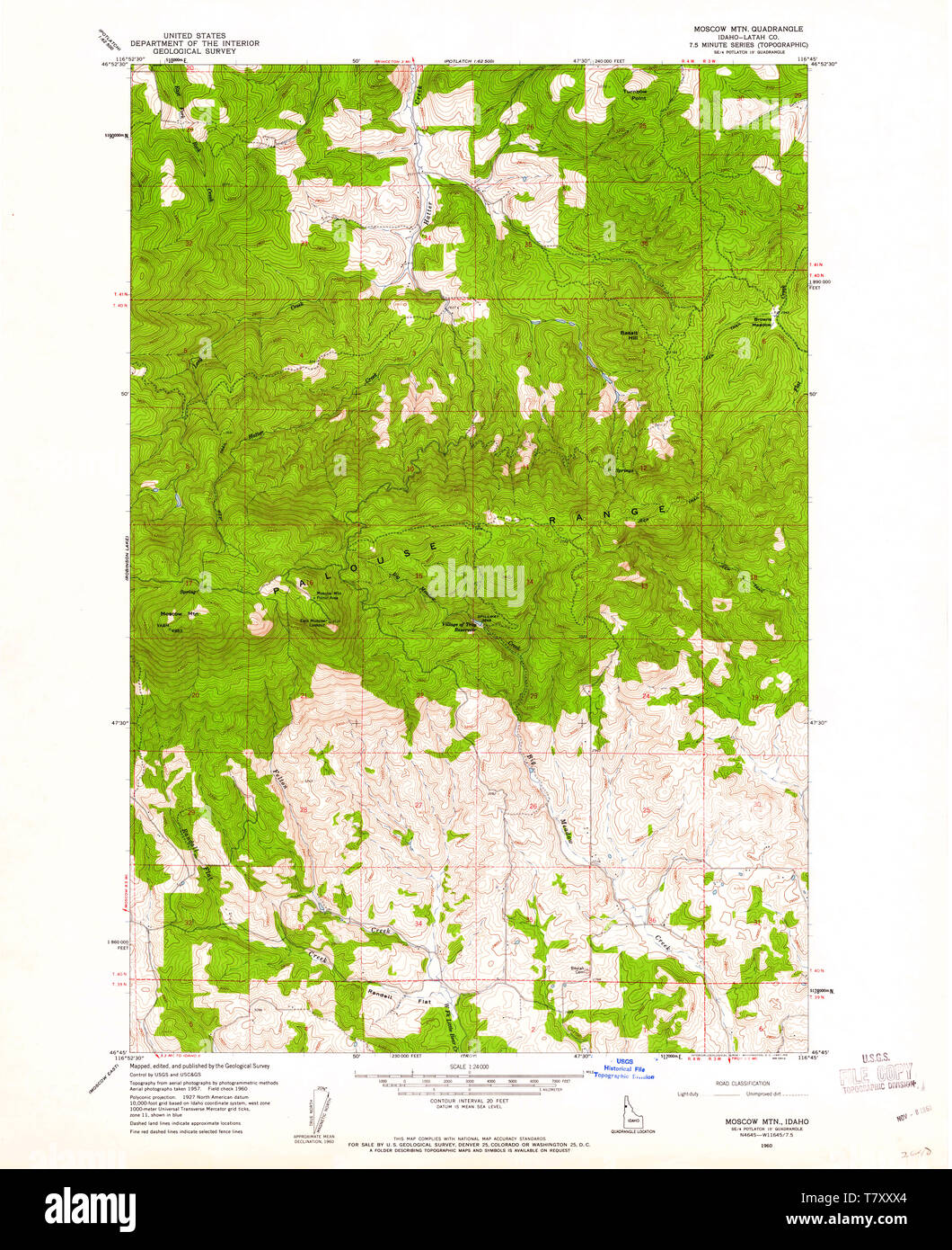 Map of moscow 1960 hi-res stock photography and images - Alamy