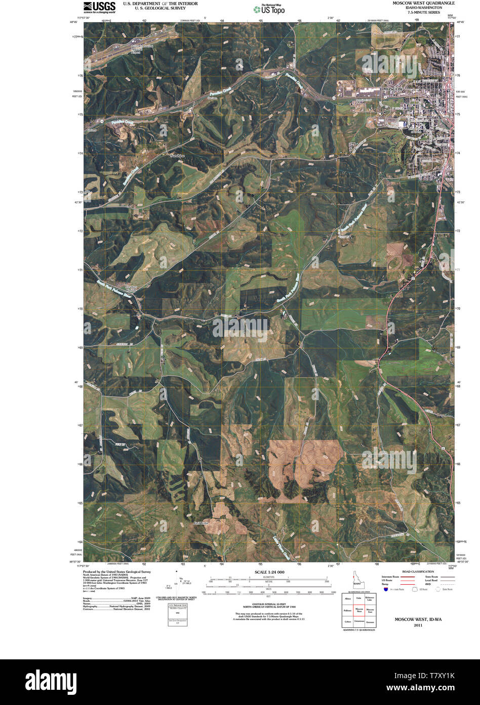 Moscow idaho Cut Out Stock Images & Pictures - Alamy