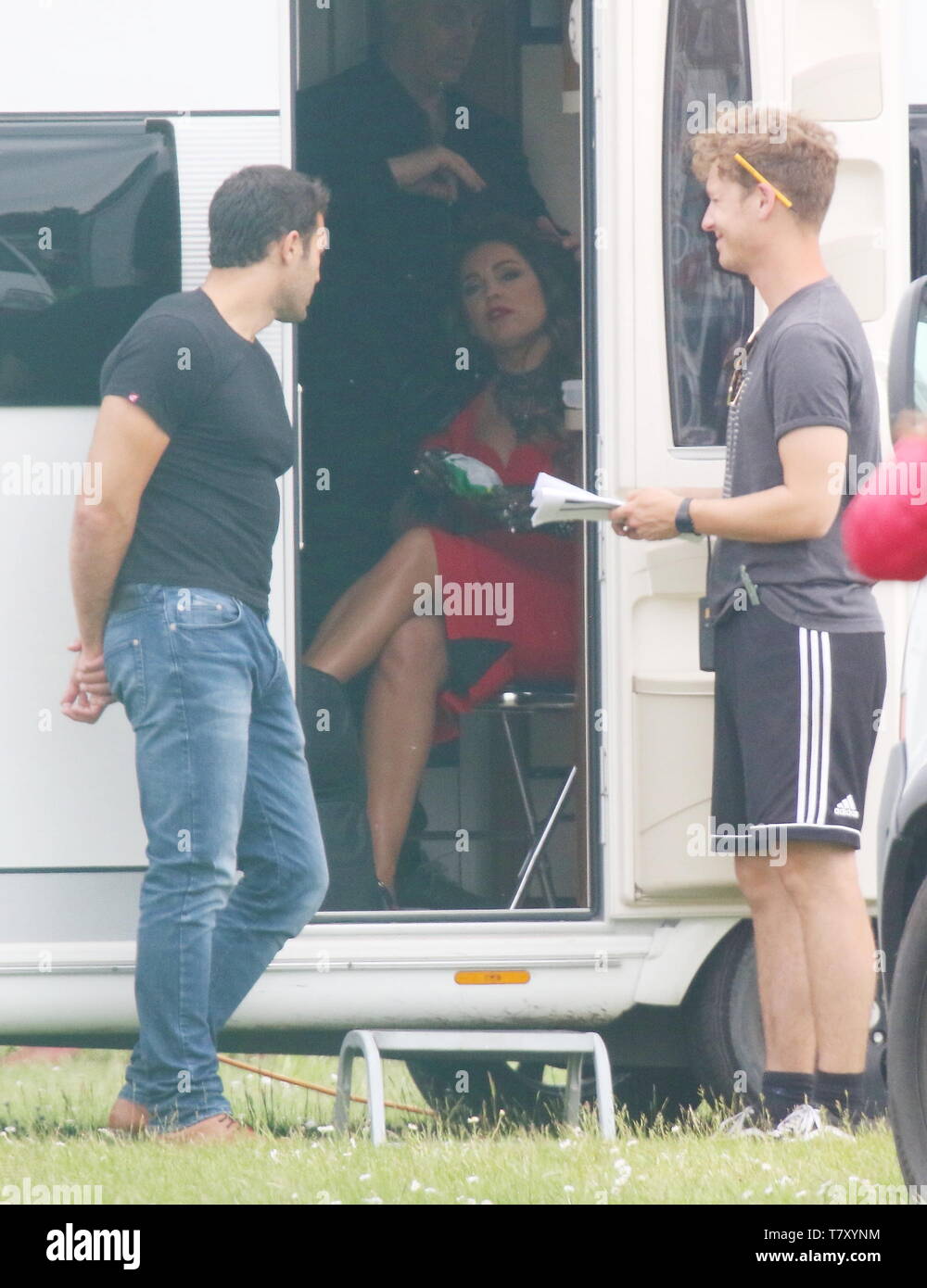 Model Kelly Brook spotted filming a advert in Liverpool credit Ian ...