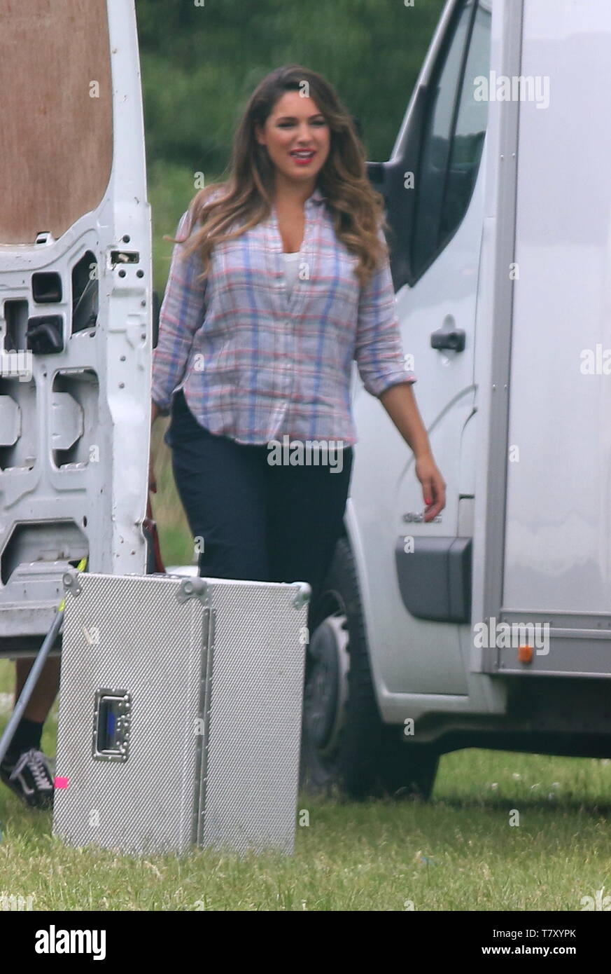 Model Kelly Brook spotted filming a advert in Liverpool credit Ian ...