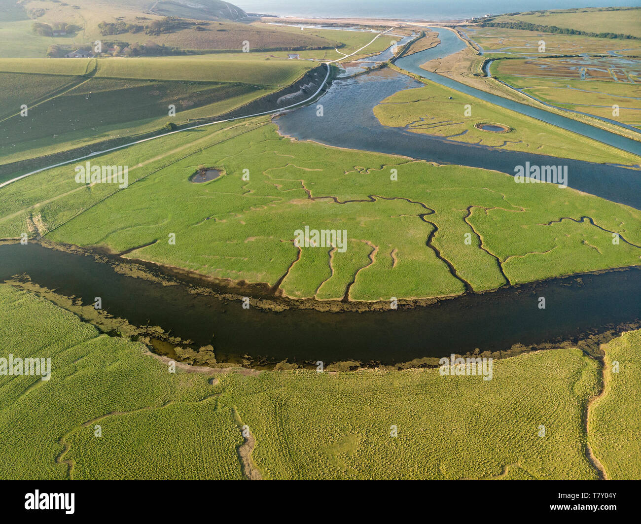 River cuckmere aerial hi-res stock photography and images - Alamy