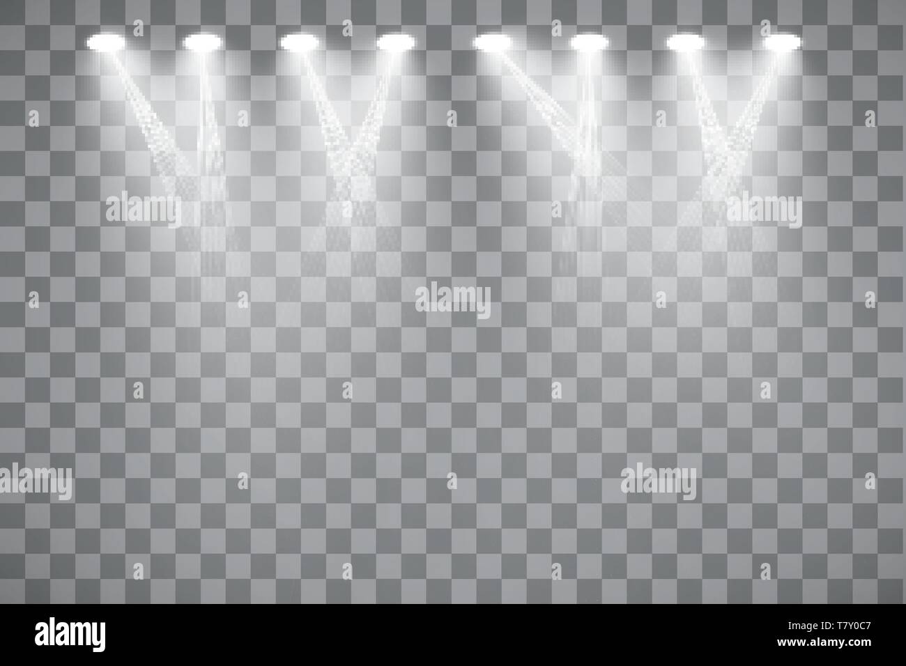 Vector Spotlights. Scene. Light Effects Stock Vector Image & Art - Alamy