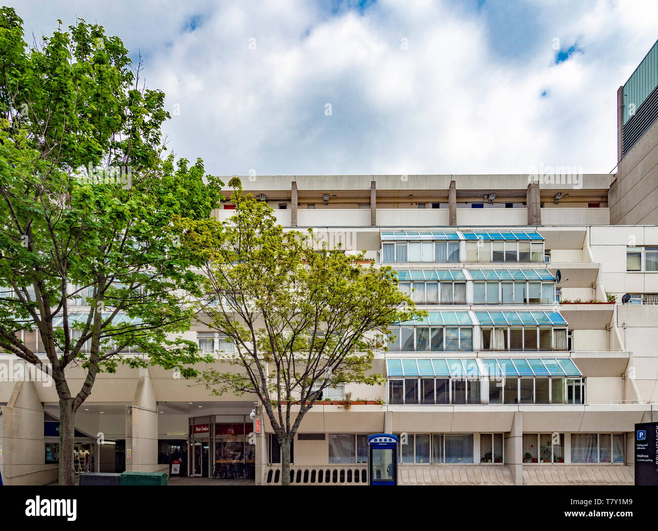 The Brunswick Centre, Camden, London, UK. Pioneering low-rise, high ...