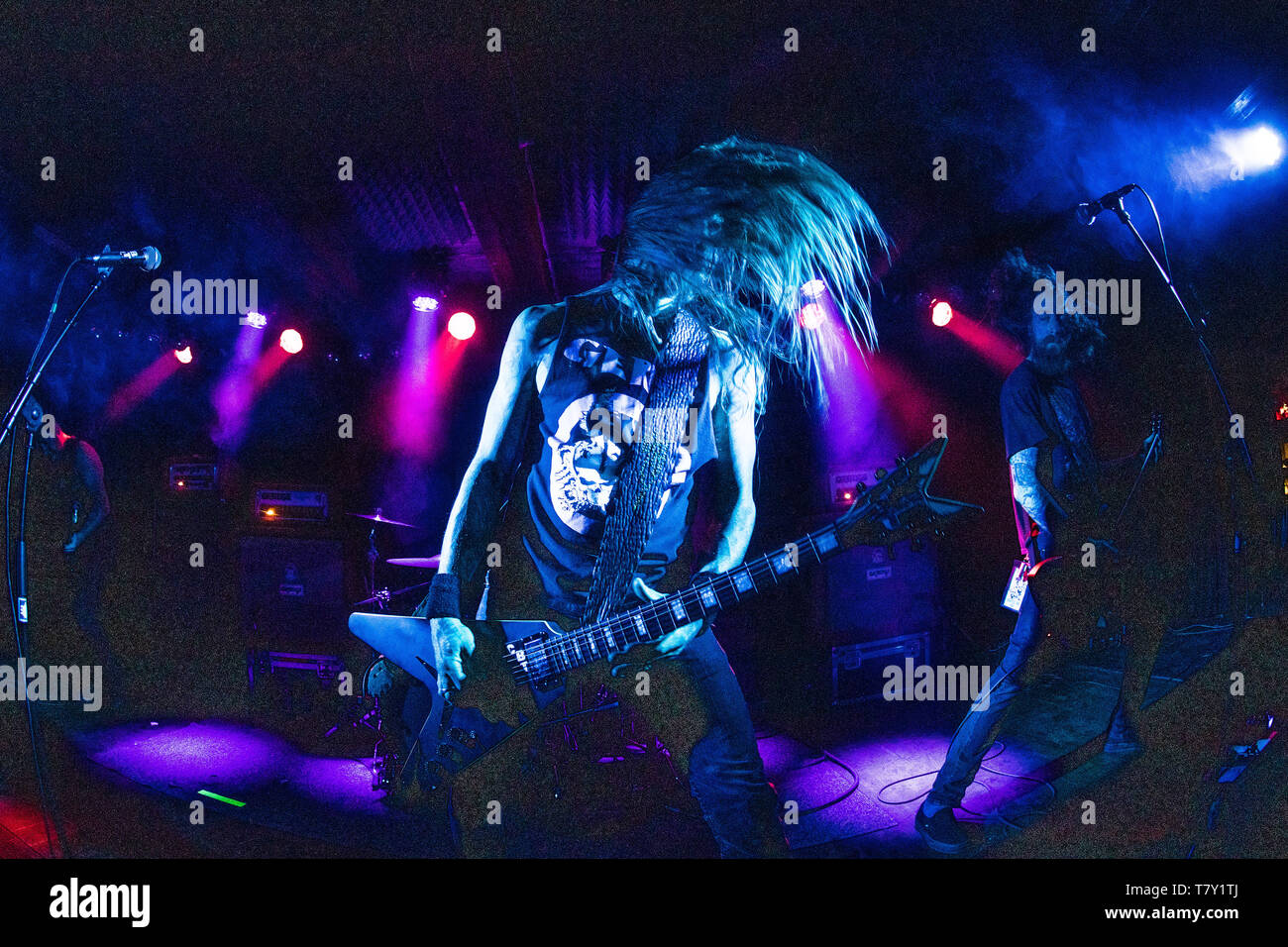 Denmark, Copenhagen - May 7, 2019. The American sludge metal band Black ...