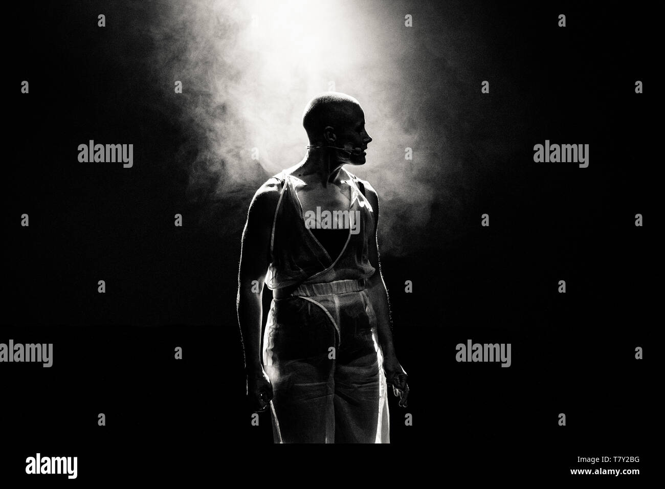 Denmark, Aarhus - May 2, 2019. The American singer and performance ...