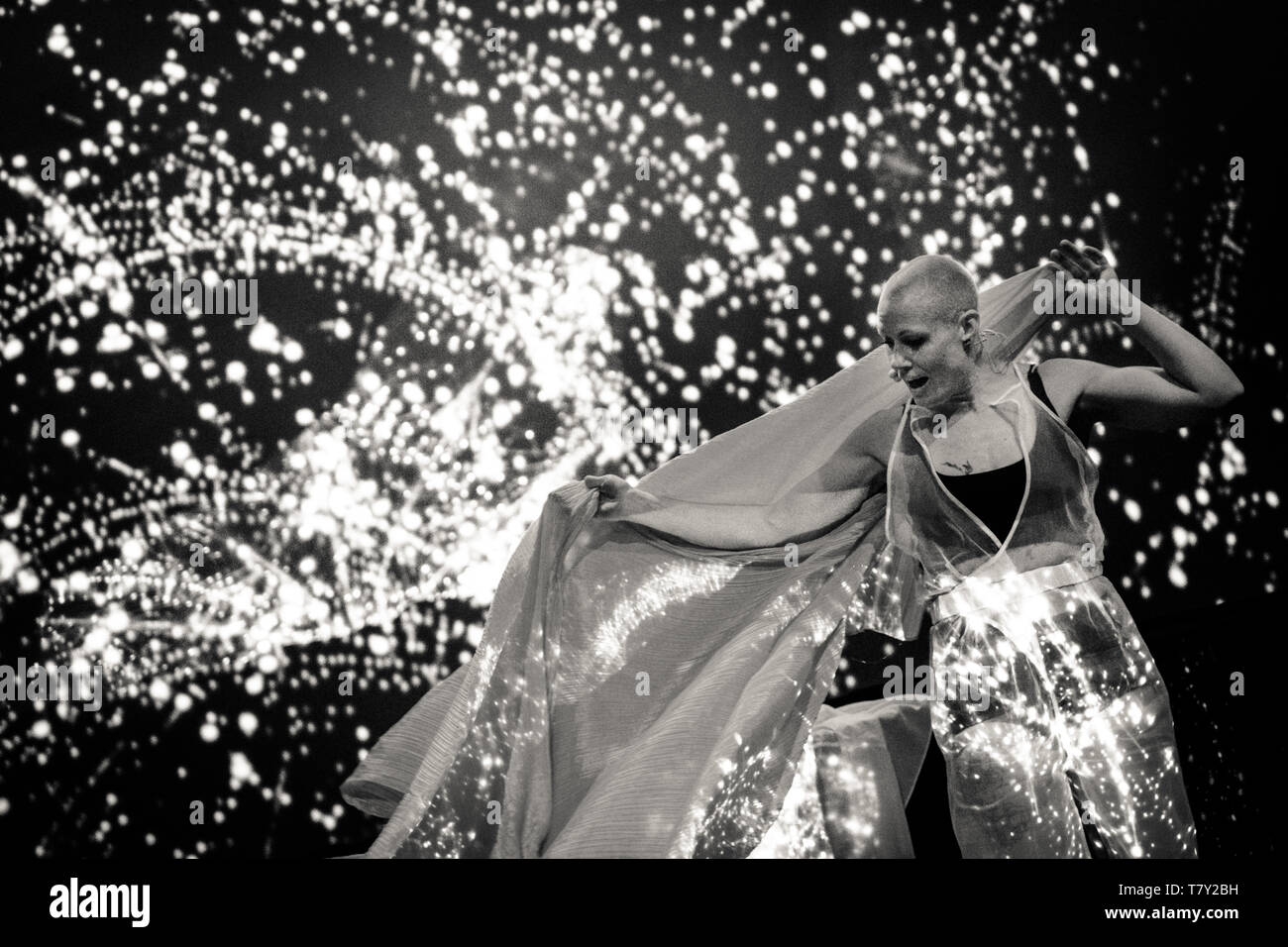 Denmark, Aarhus - May 2, 2019. The American singer and performance ...