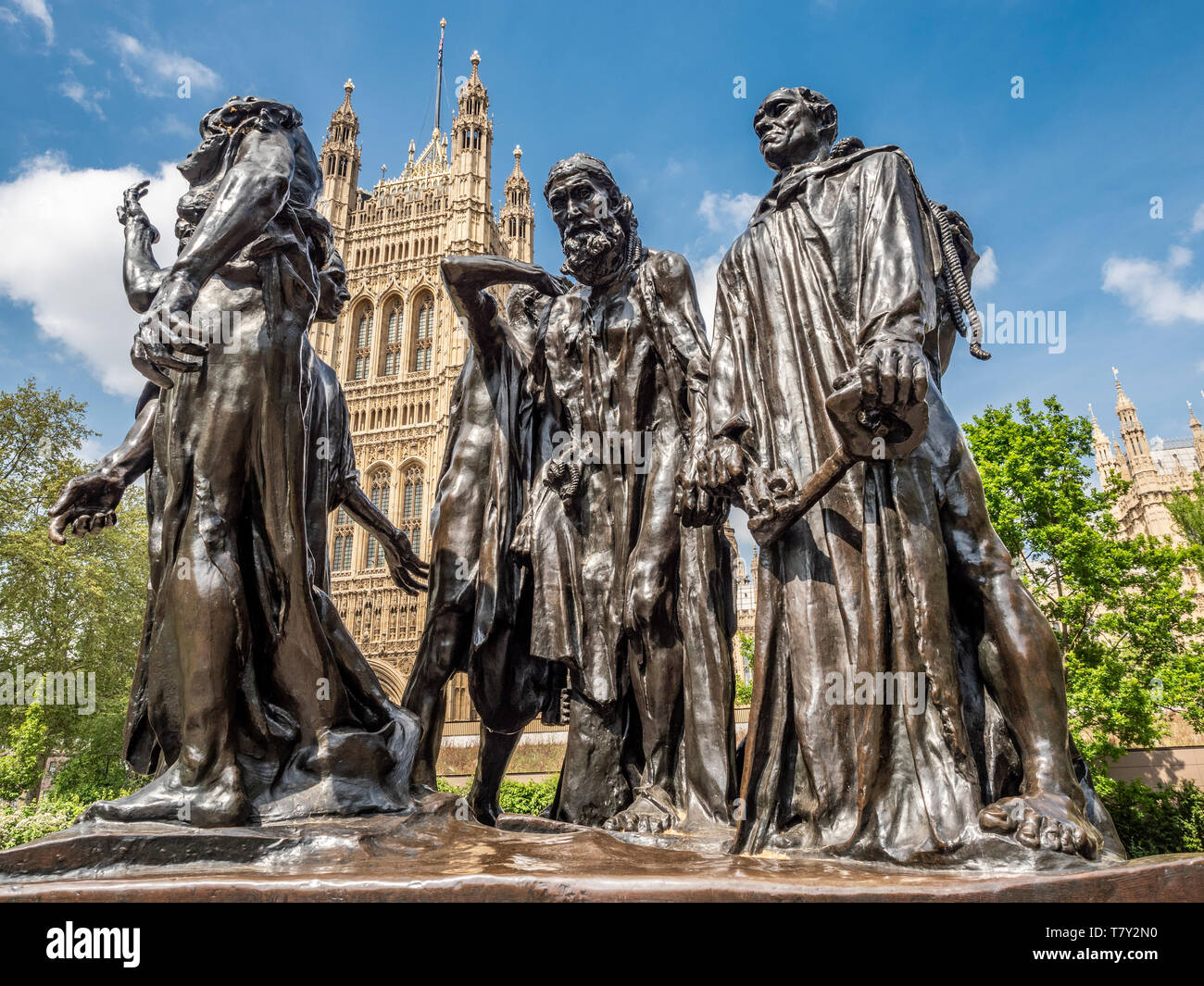 The Burghers of Calais (Les Bourgeois de Calais) bronze sculpture by ...
