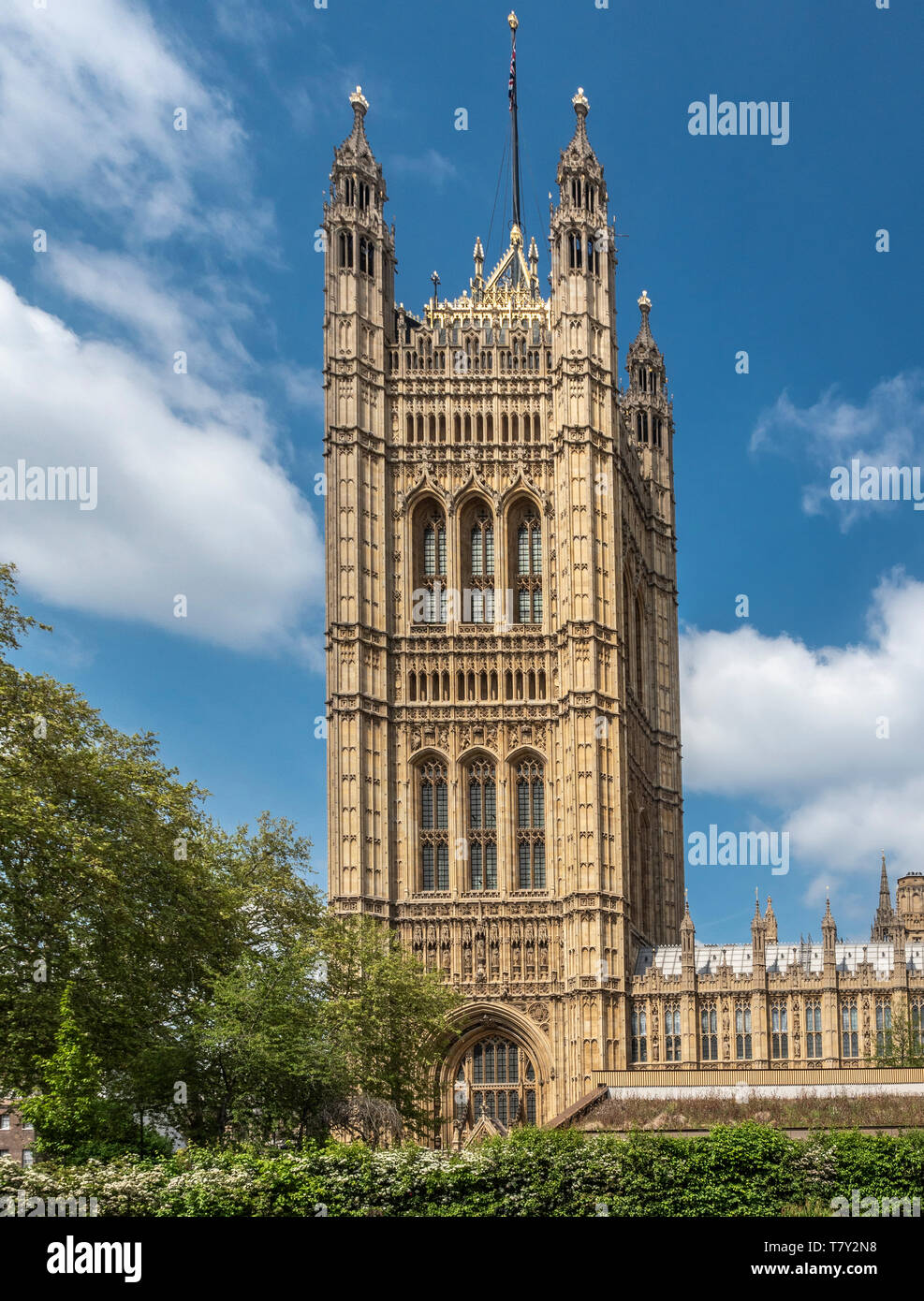 Victoria Tower, Palace of Westminster, London, UK Stock Photo - Alamy