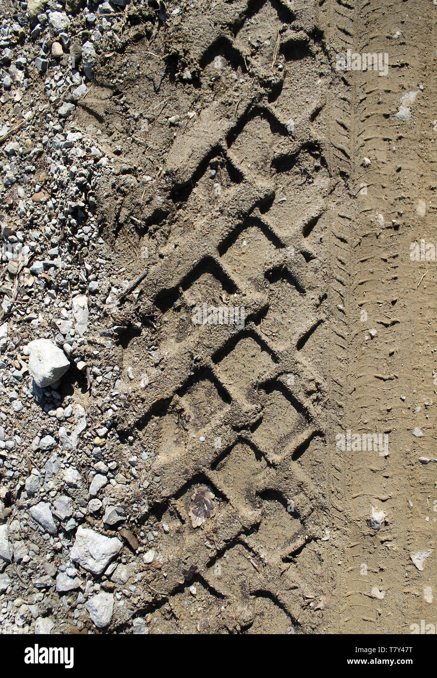 car tire tracks on wet muddy trail royalty, road, abstract background ...