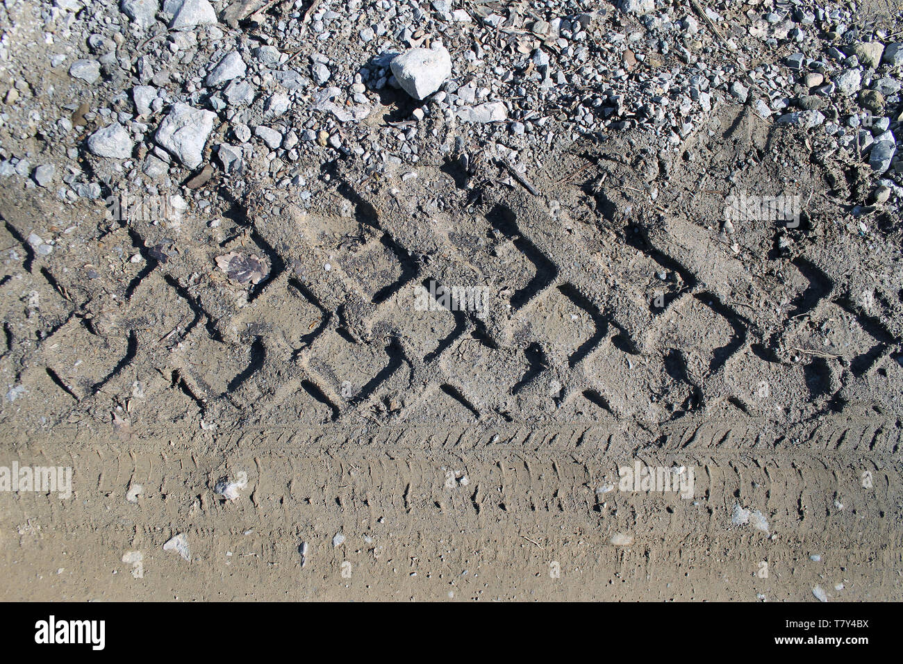 Muddy tracks trail bike hi-res stock photography and images - Alamy