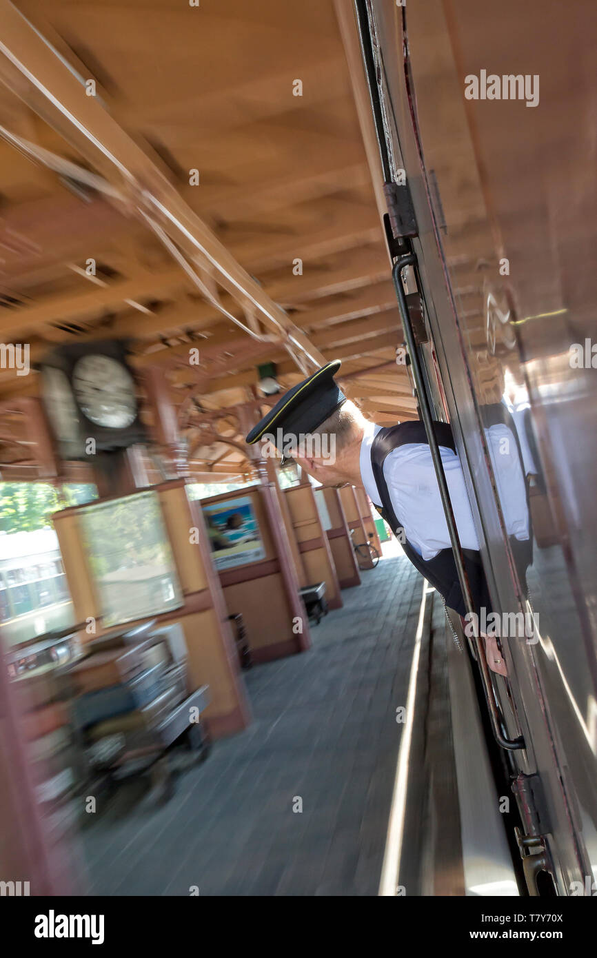 Railway ticket inspector hi-res stock photography and images - Alamy