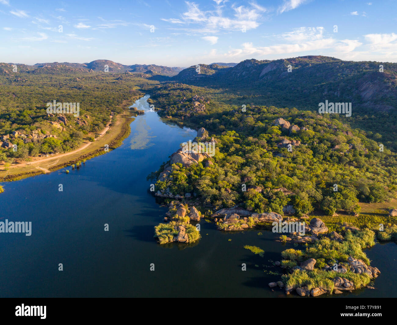 Aerial views of Zimbabwe's Matobo National Park Stock Photo - Alamy