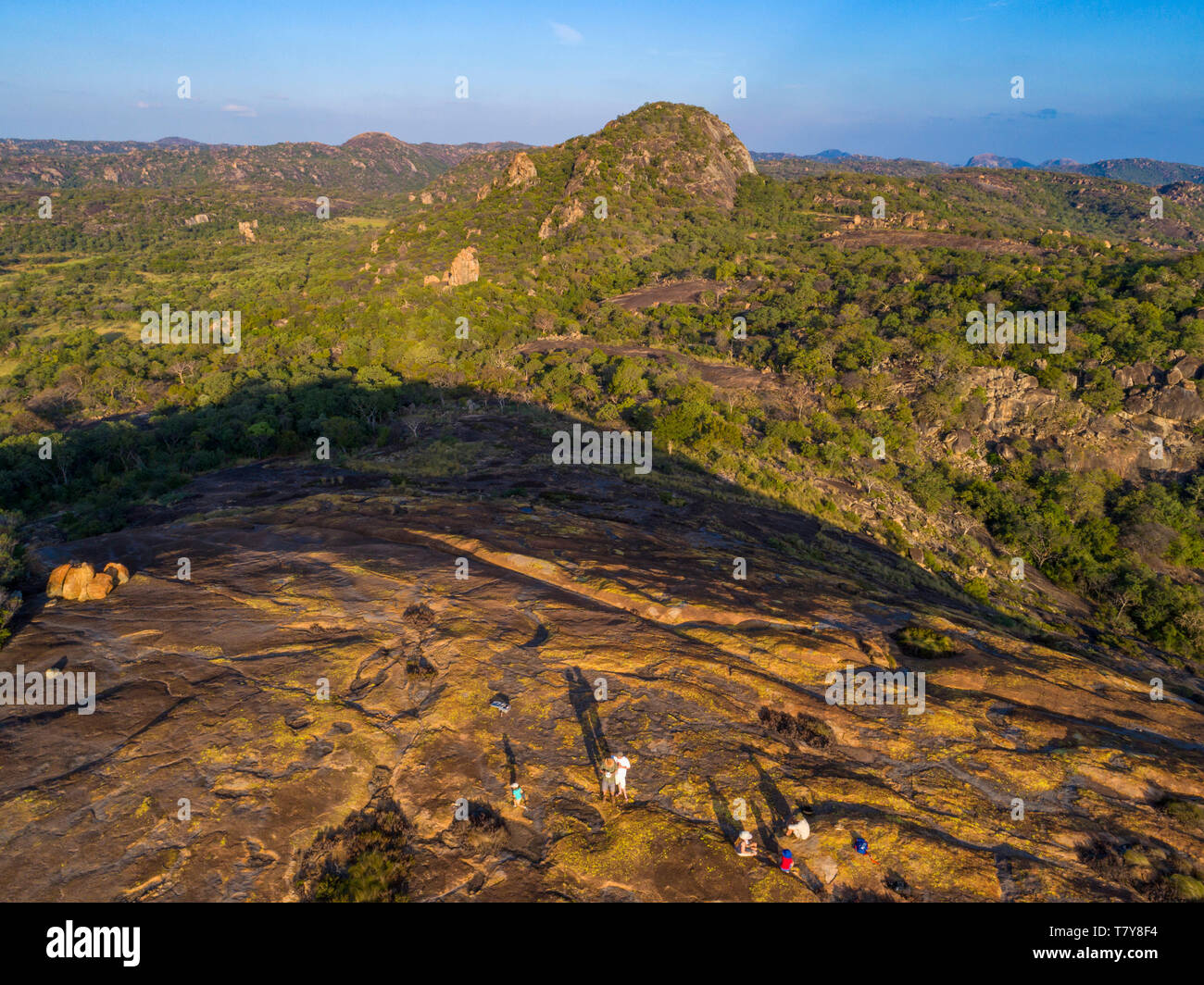 Aerial views of Zimbabwe's Matobo National Park Stock Photo - Alamy