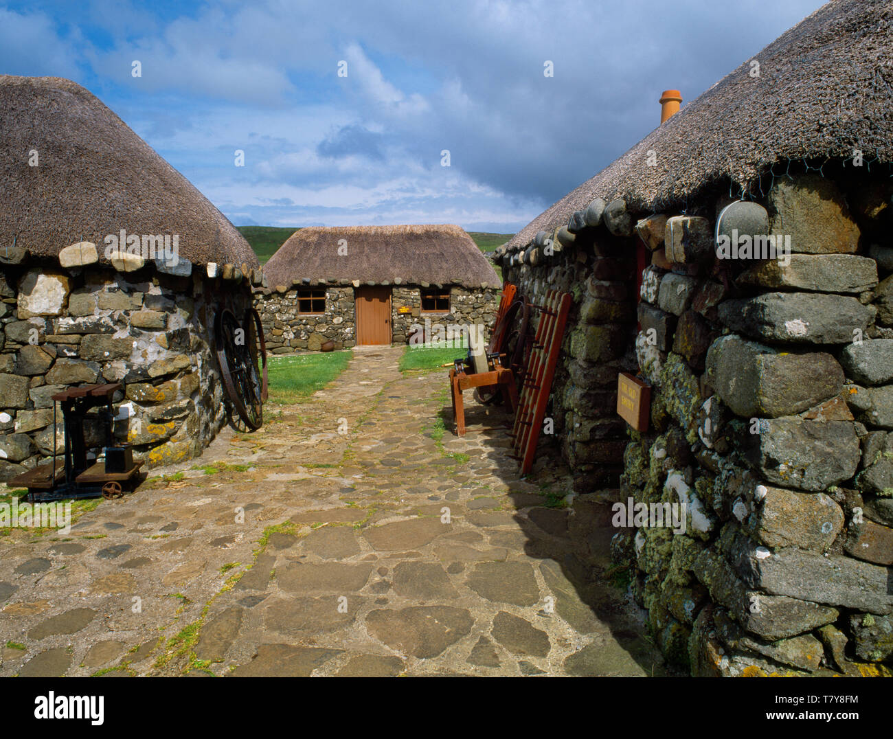 Renovated & reconstructed C19th croft buildings at Skye Museum of ...