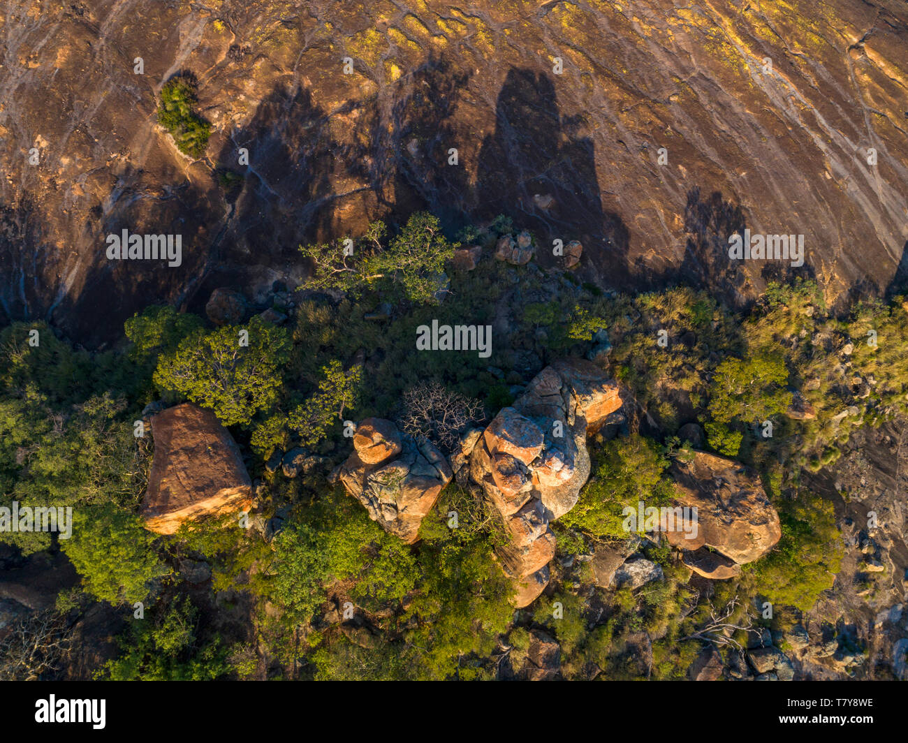 Aerial views of Zimbabwe's Matobo National Park Stock Photo - Alamy
