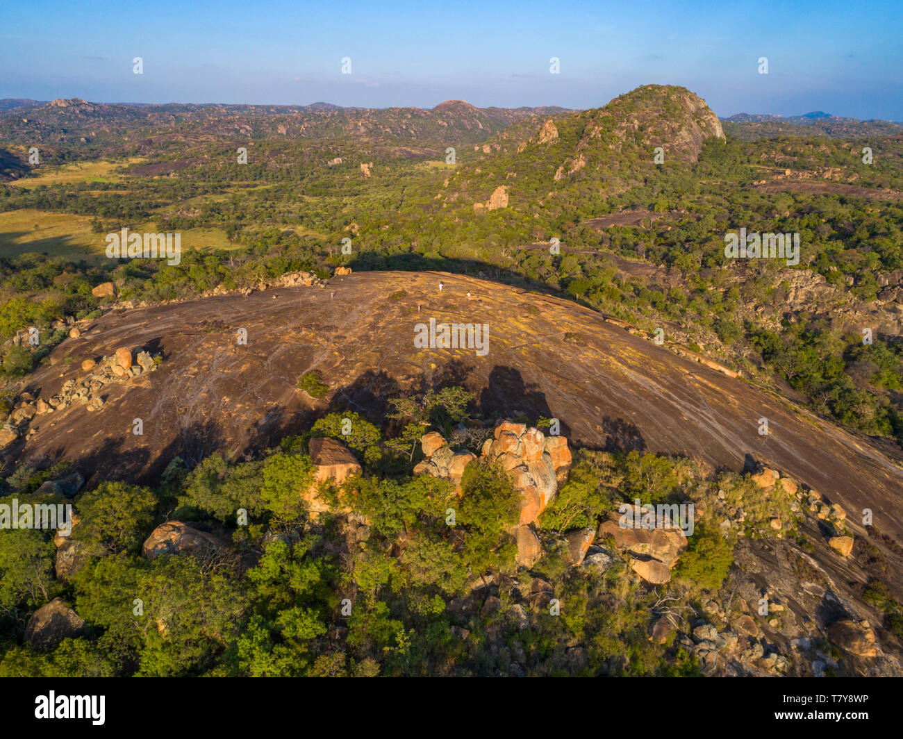 Aerial views of Zimbabwe's Matobo National Park Stock Photo - Alamy