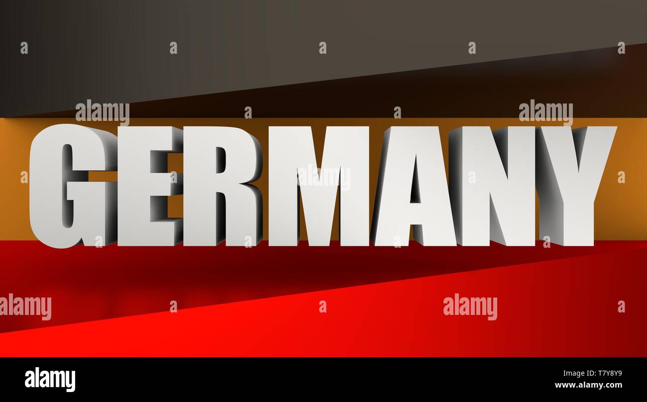 Germany flag design concept Stock Photo - Alamy