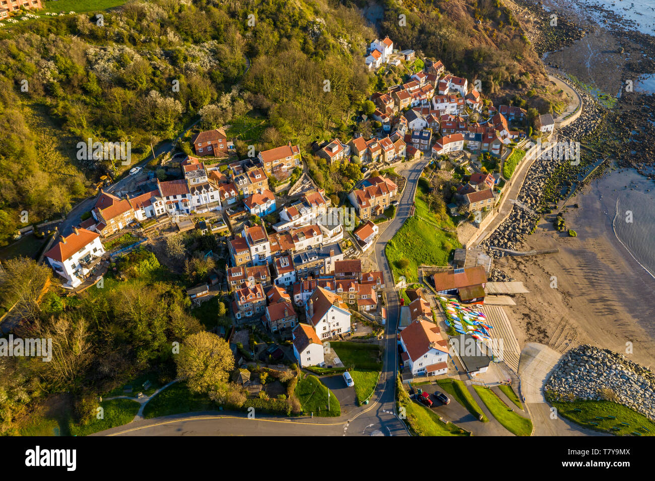 Aerial of runswick bay hi-res stock photography and images - Alamy