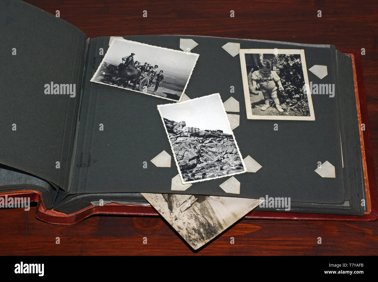 Old photo album Stock Photo - Alamy