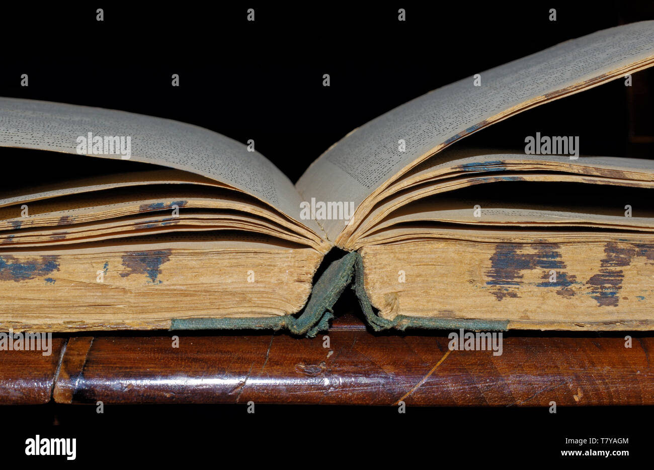Old book close-up Stock Photo - Alamy