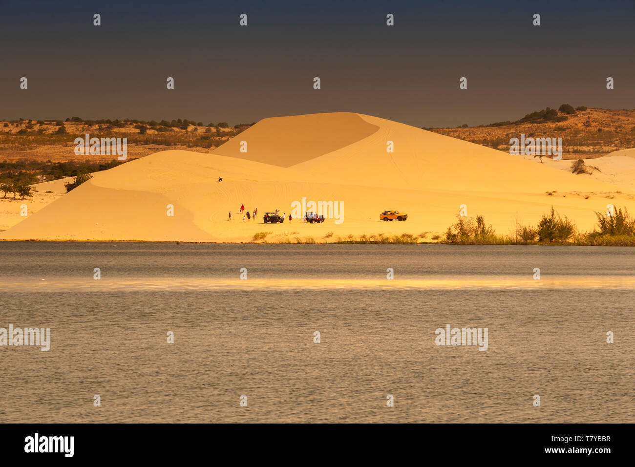 Red sand dunes of Mui Ne, Vietnam, Asia Stock Photo - Alamy