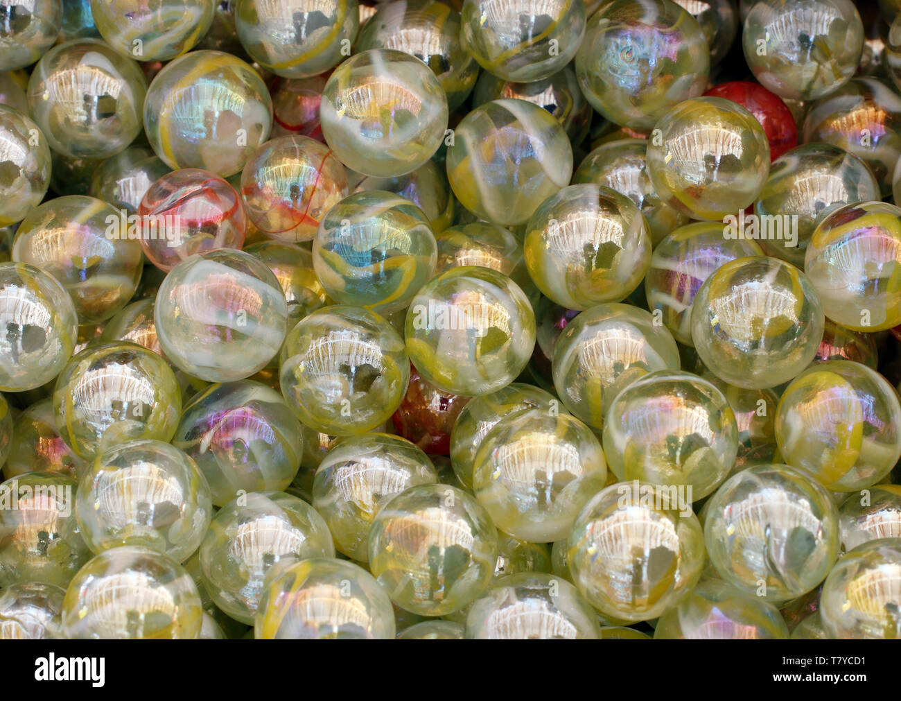 Traditional style marbles Brookfields Garden Centre Stock Photo - Alamy