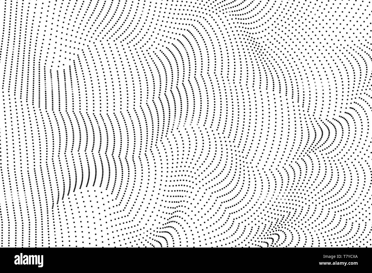 Abstract wavy lines template. Thin ripple waves on a white background ...