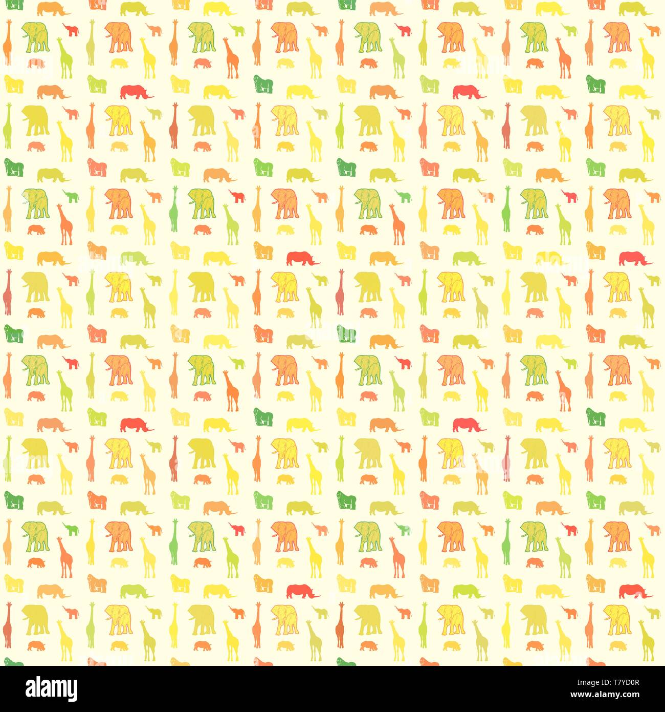 African textile orange Stock Vector Images - Alamy