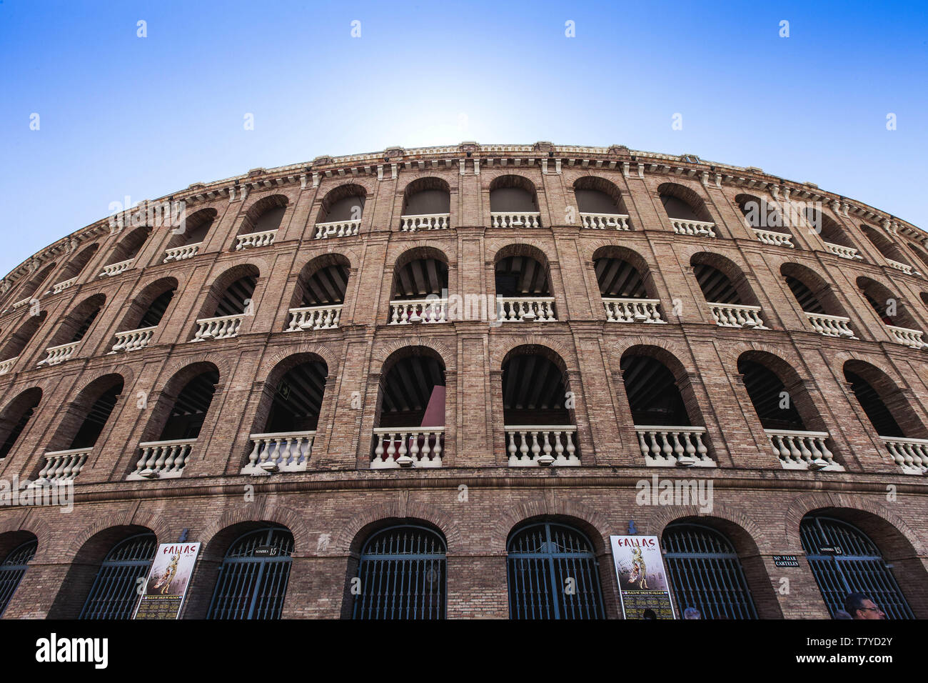 Spain, Valencia, Bullfighting arena in Plaza de Toros Photo Federico ...