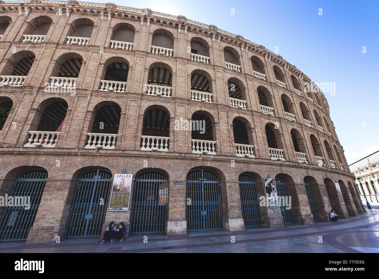 Spain, Valencia, Bullfighting arena in Plaza de Toros Photo Federico ...