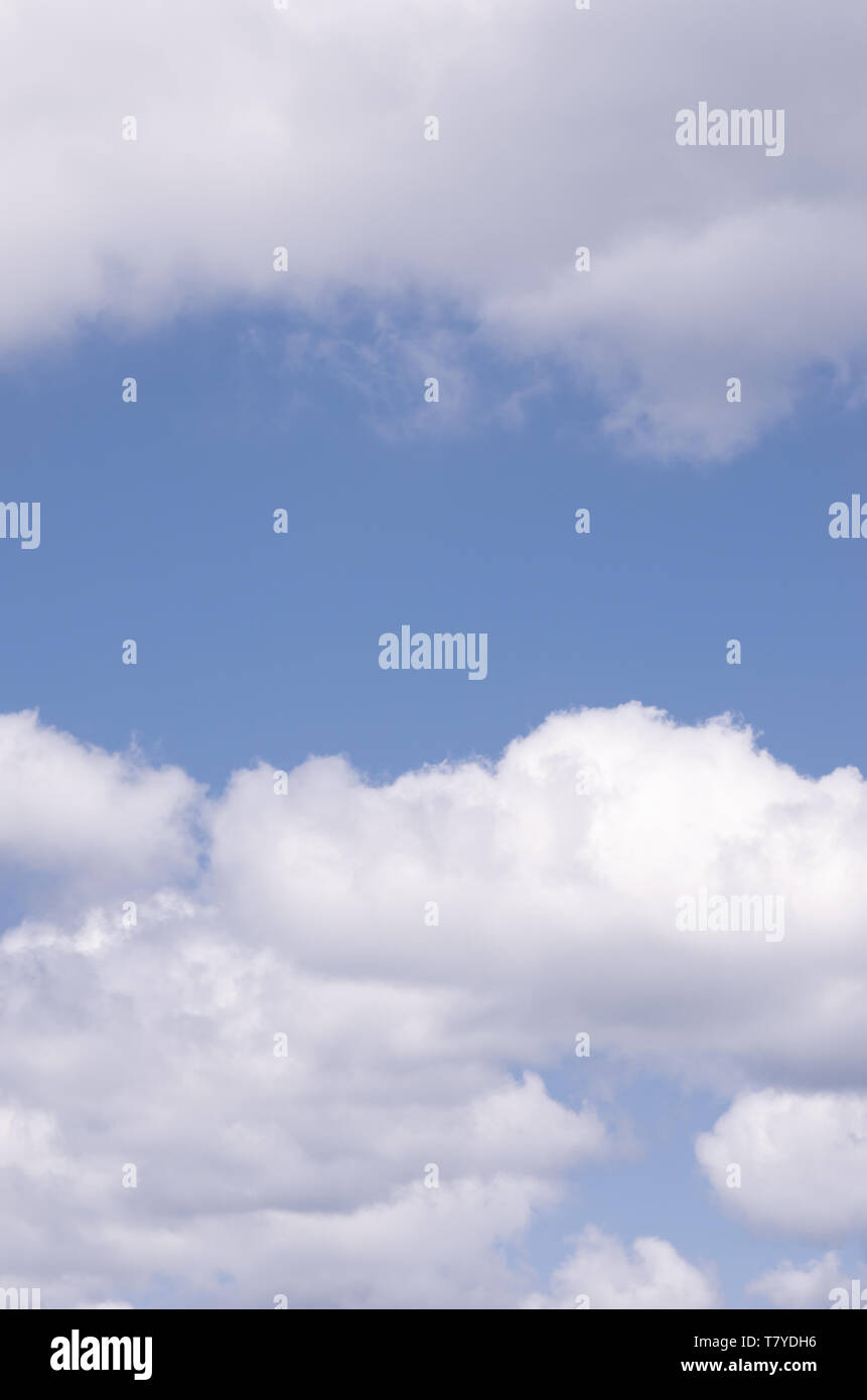 blue sky with clouds - weather and seasons backdrops Stock Photo - Alamy