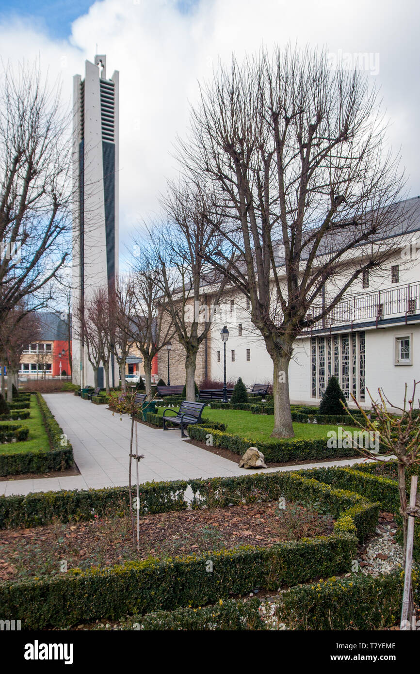 Christian Church in Howald Stock Photo - Alamy