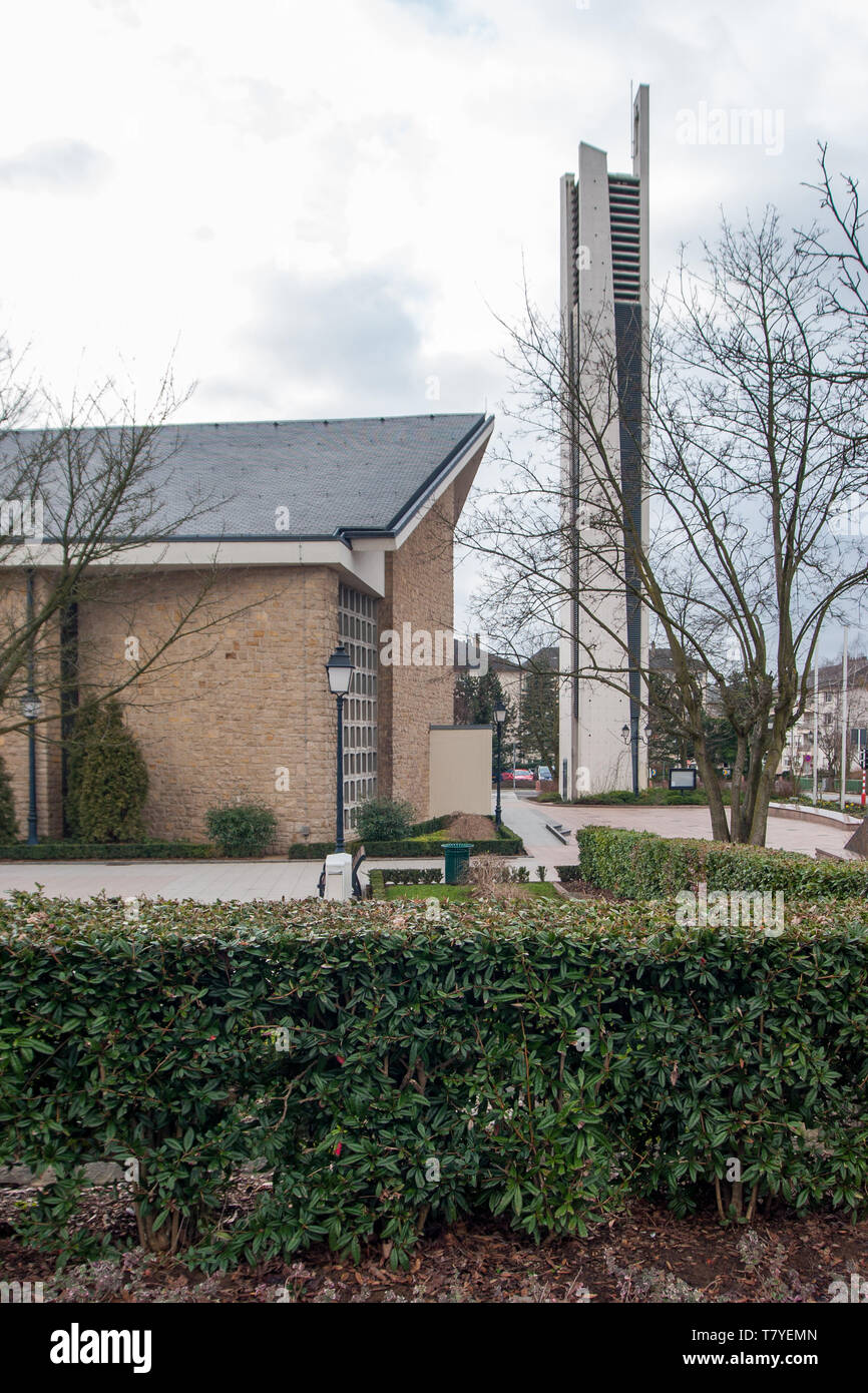 Christian Church in Howald Stock Photo - Alamy