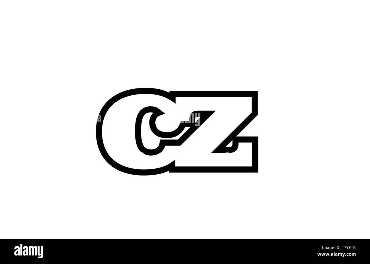Letter c and z Black and White Stock Photos & Images - Alamy