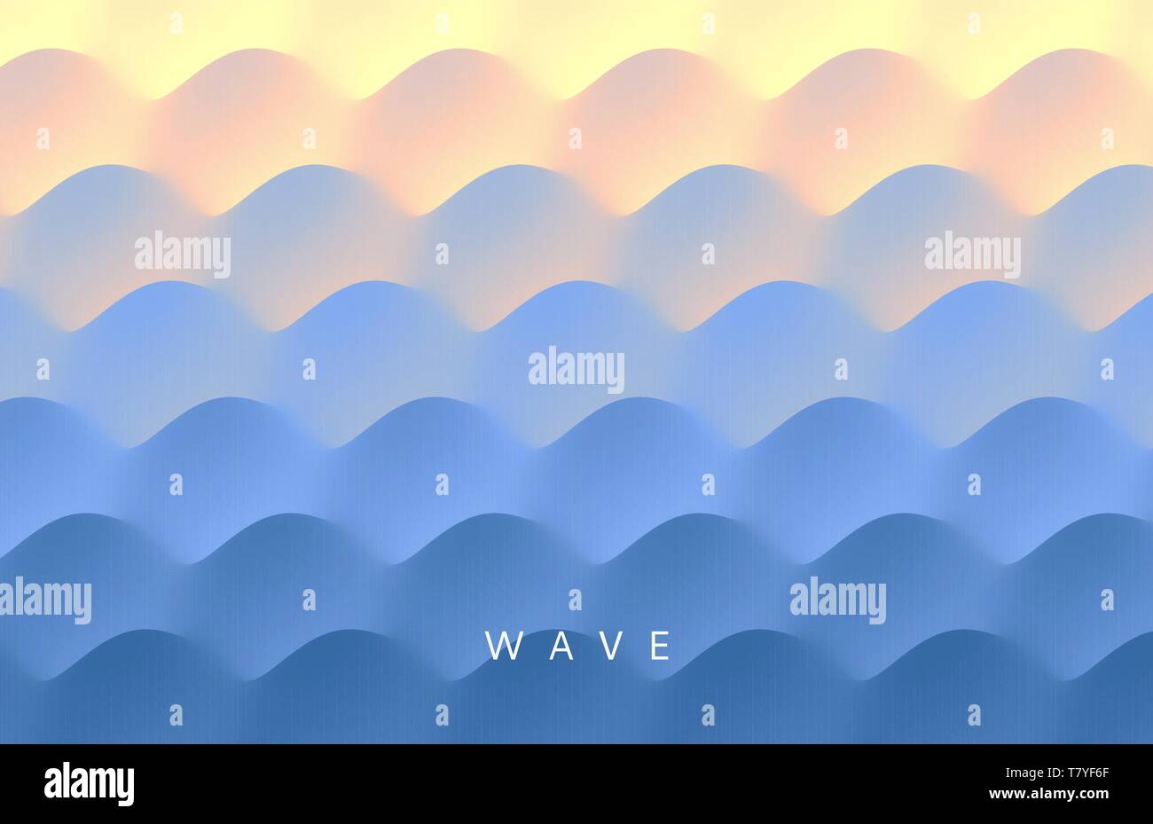 Water surface. Blue abstract background. Vector illustration for design ...