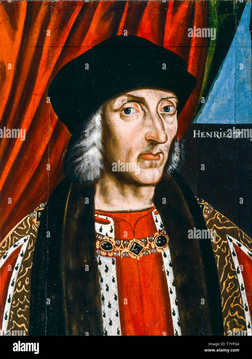 Henry VII of England, (1457-1509), portrait painting of the British ...