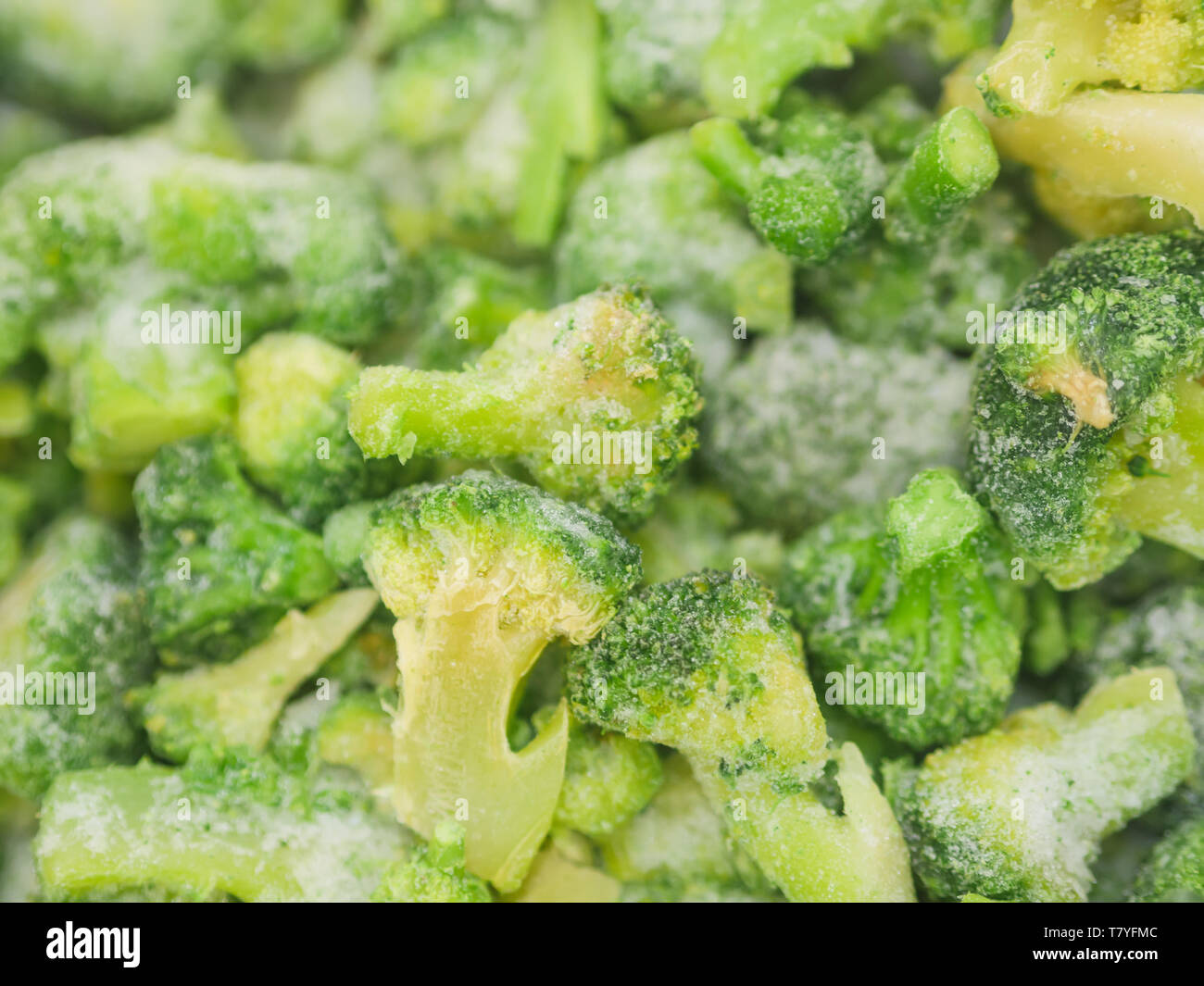 Vegetables in a supermarket - frozen broccoli Stock Photo - Alamy