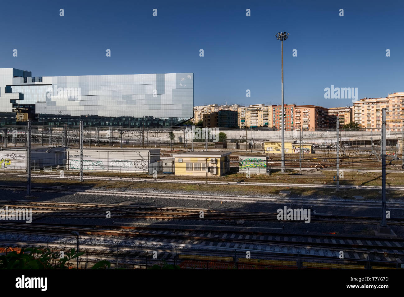 Rome, Italy - July 1, 2018: the imposing architectural structure of the ...