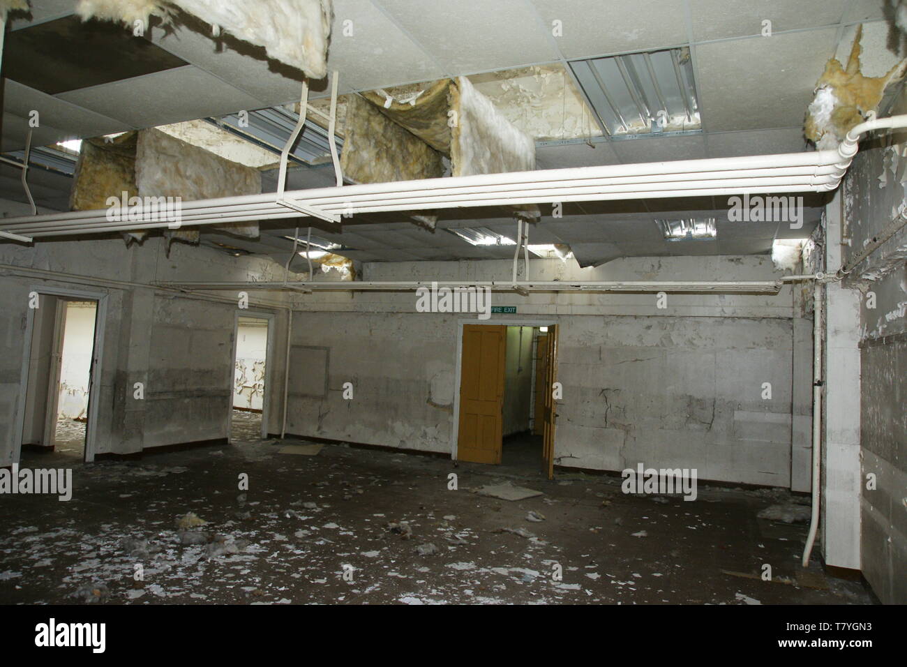 RAF Driffield, ww2 airfield, tecnical area and workshops Stock Photo ...