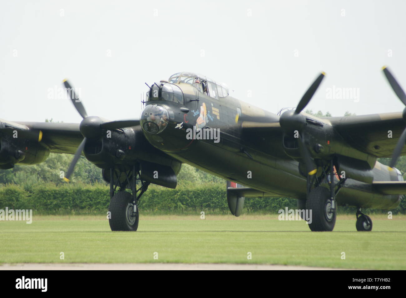 Avro Lancaster, WW2 heavy bomber Stock Photo - Alamy