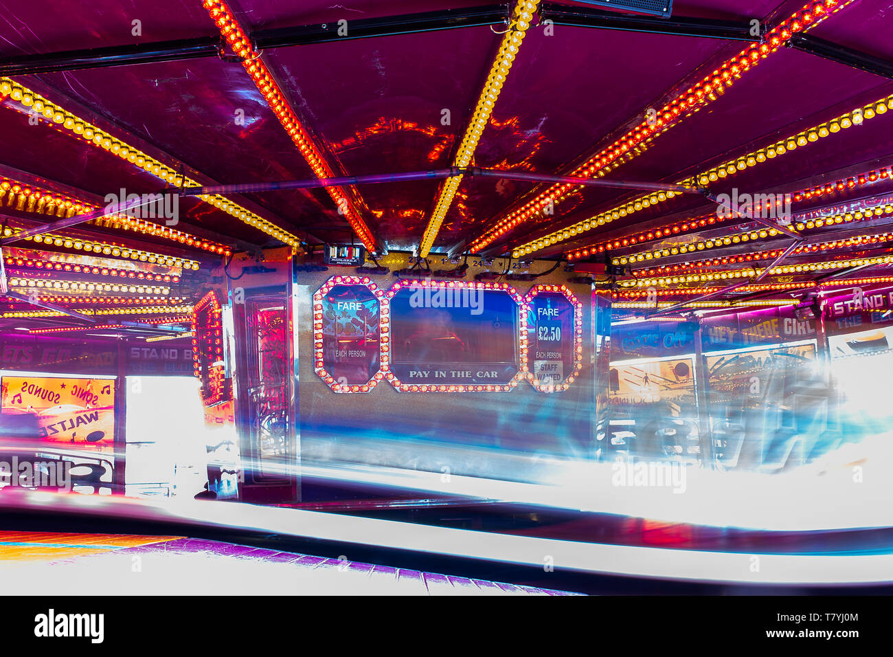 The Waltzer fairgrown ride at Kings Lynn Mart Stock Photo - Alamy