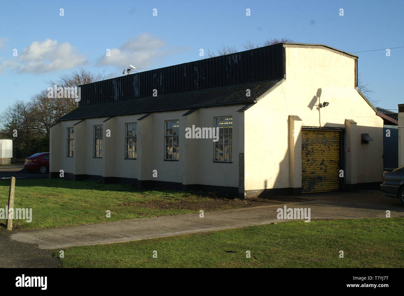 RAF Holme-on-Spalding Moor, parachute store, ww2 airfield Stock Photo ...
