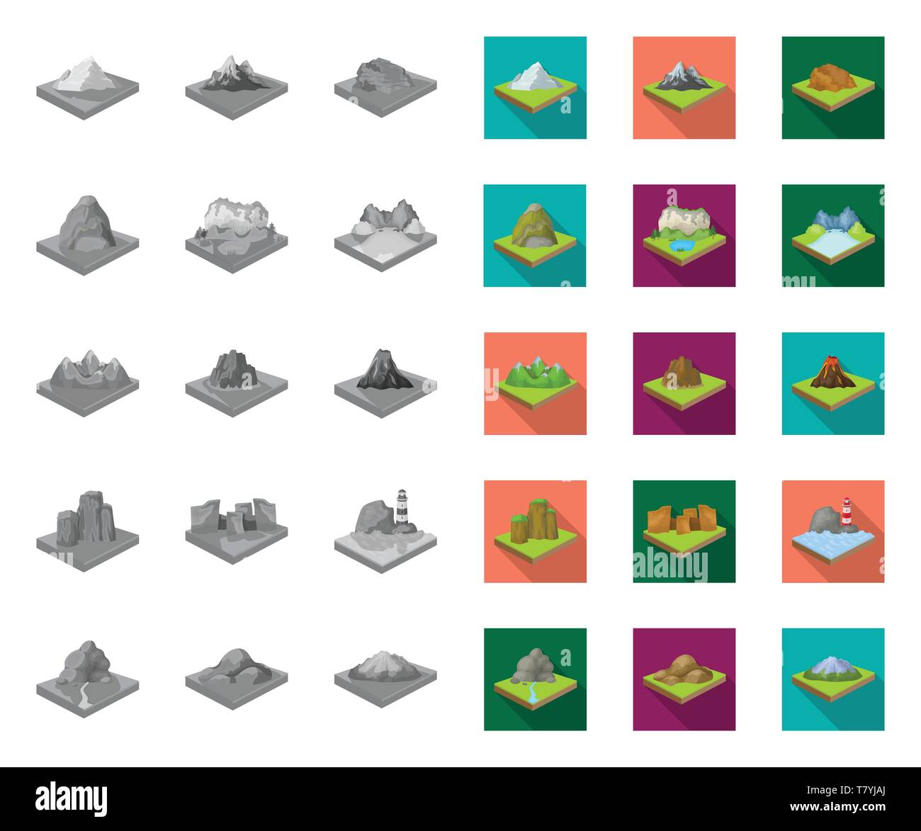 Mono lake vegetation Stock Vector Images - Alamy