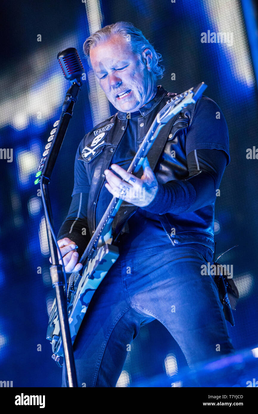 Milan Italy. 08 May 2019. The american heavy metal band METALLICA ...