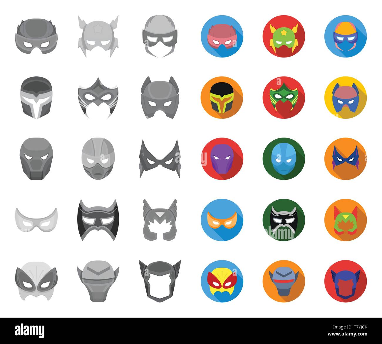 Superhero Mask Logo Superhero Mask Stock Vector Illustration And
