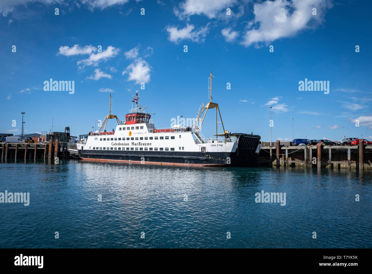 A Caledonian Macbrayne ferry in The Port of Mallaig, Scotland, UK Stock ...